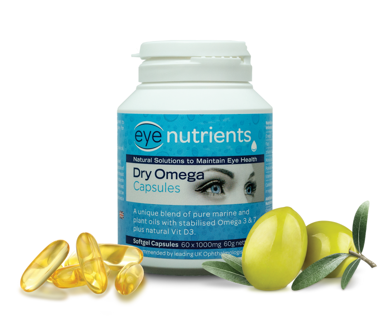 Eye Nutrients - Dry Omega Capsules, 60 x 1000mg